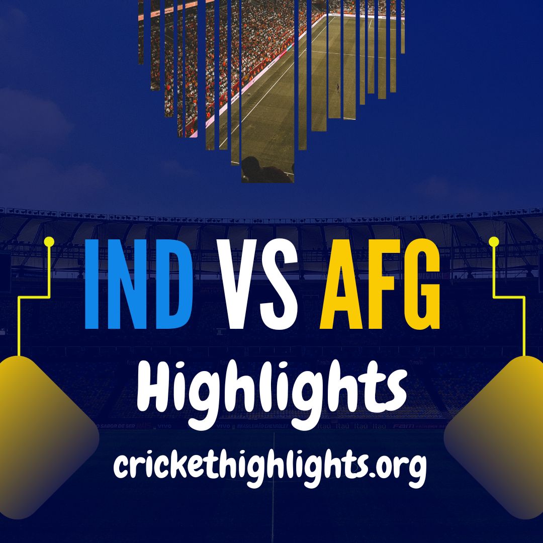 India Vs Afghanistan 2nd T20I Highlights